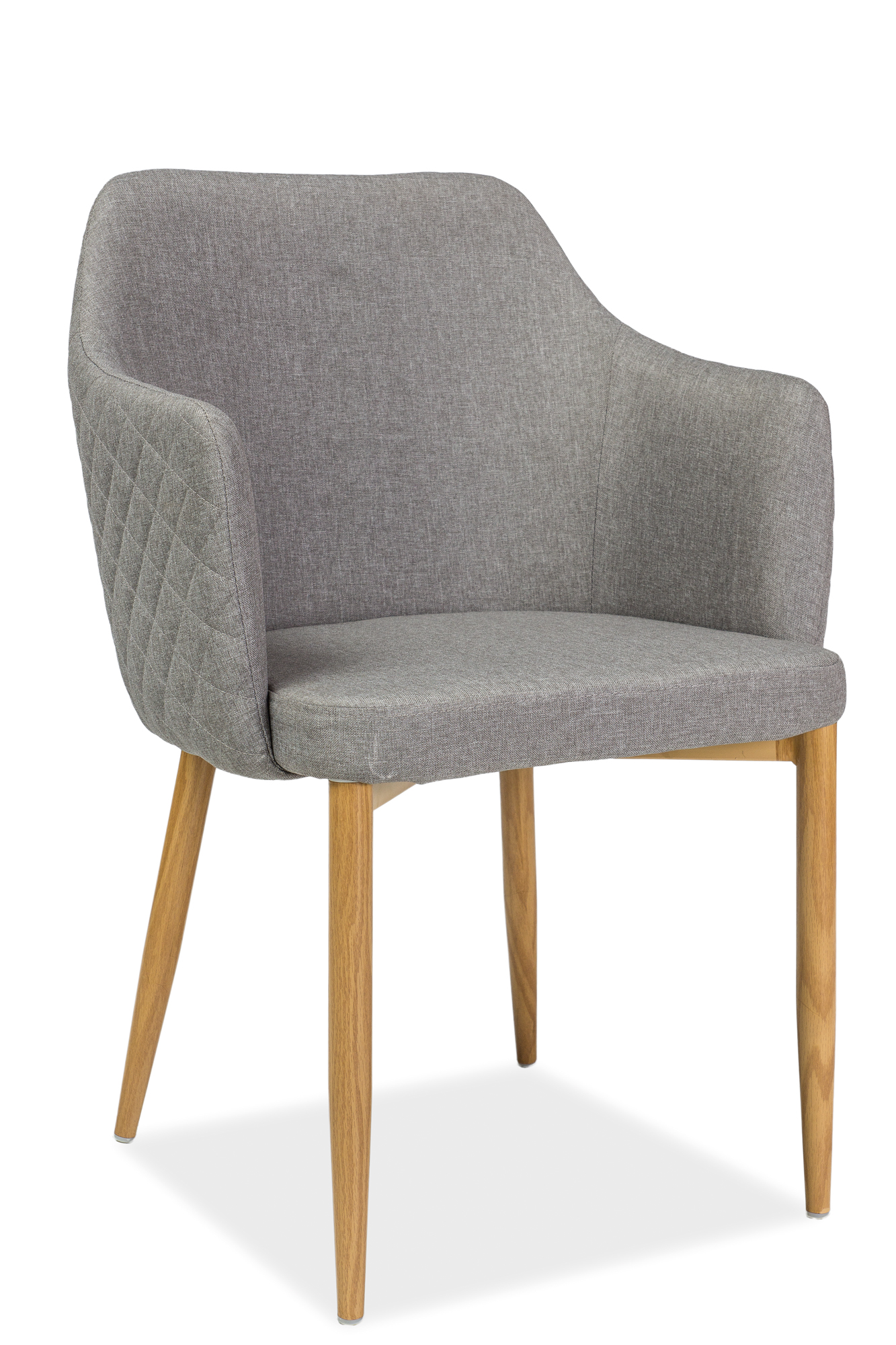 Scaun living Astoria, stofa, gri Unic Spot