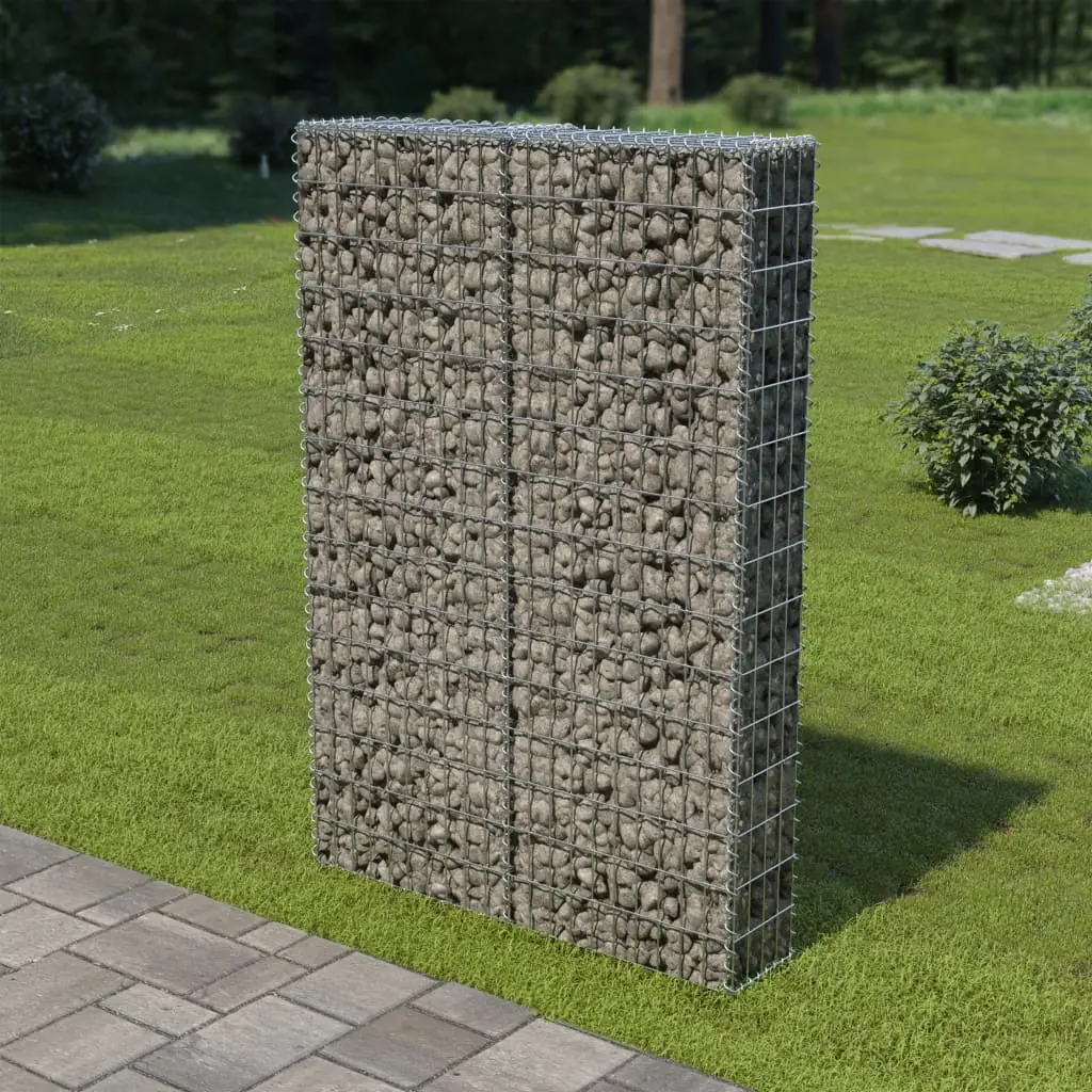 Construcții :: Garduri :: Perete gabion cu capace, 100 x 20 x 150 cm ...