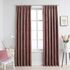Draperii opace 2 buc. roz antichizat 140x175 cm catifea carlige, roz ...