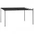 Pavilion cu acoperis retractabil, antracit, 400 x 300 x 233 cm